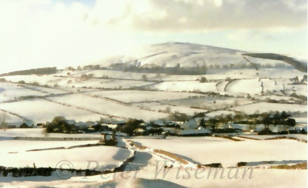 Uldale and Binsey Fell in the snow – artiquitage.co.uk